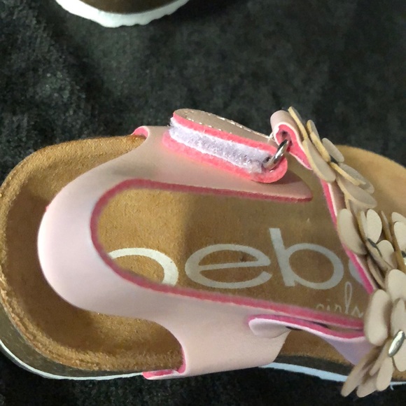 bebe | Shoes | New Bebe Girls Pink Floral Sandals | Poshmark